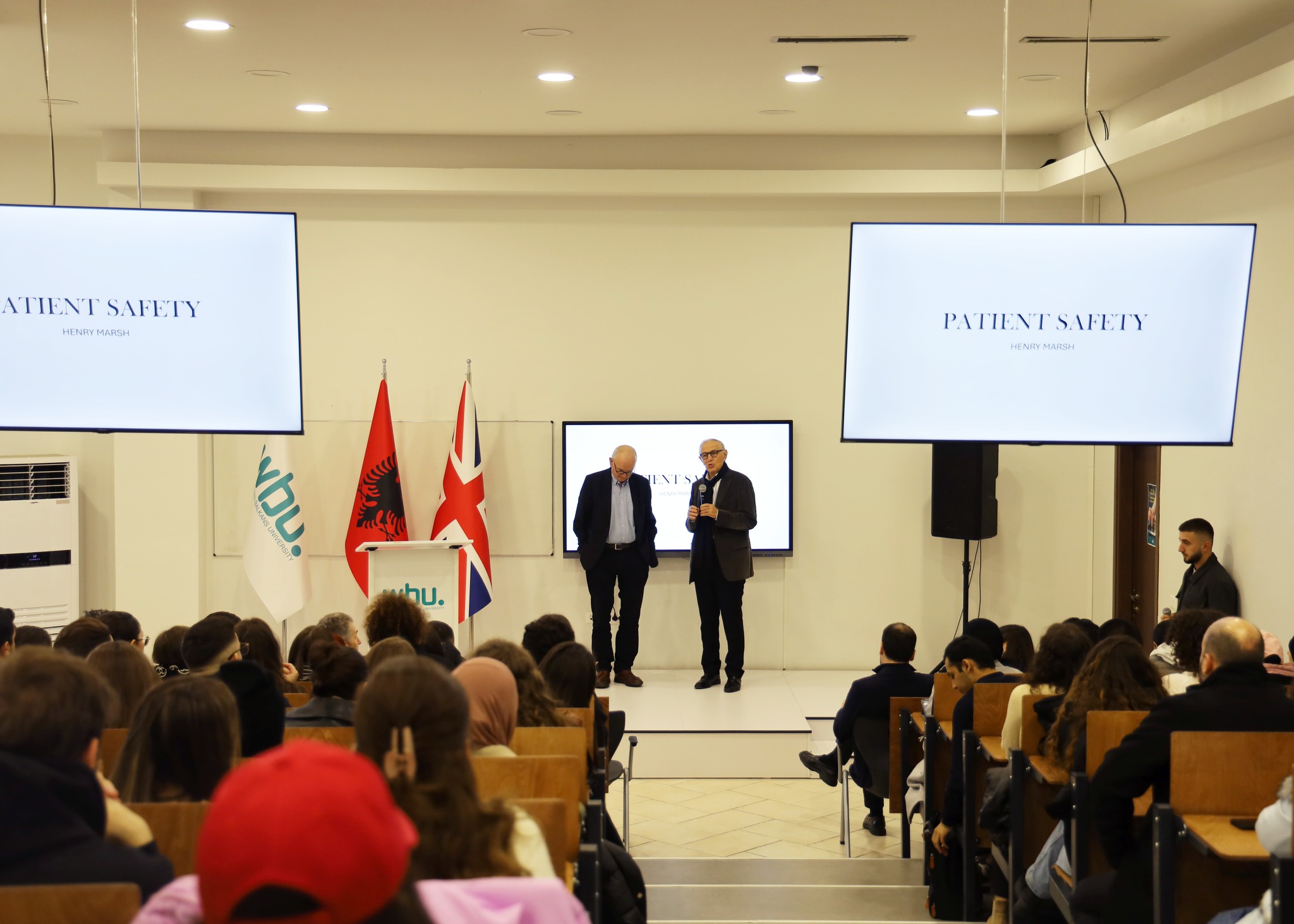 Prof. Dr. Henry Marsh CBE FRSC lecture to Medical students at WBU - WBU ...