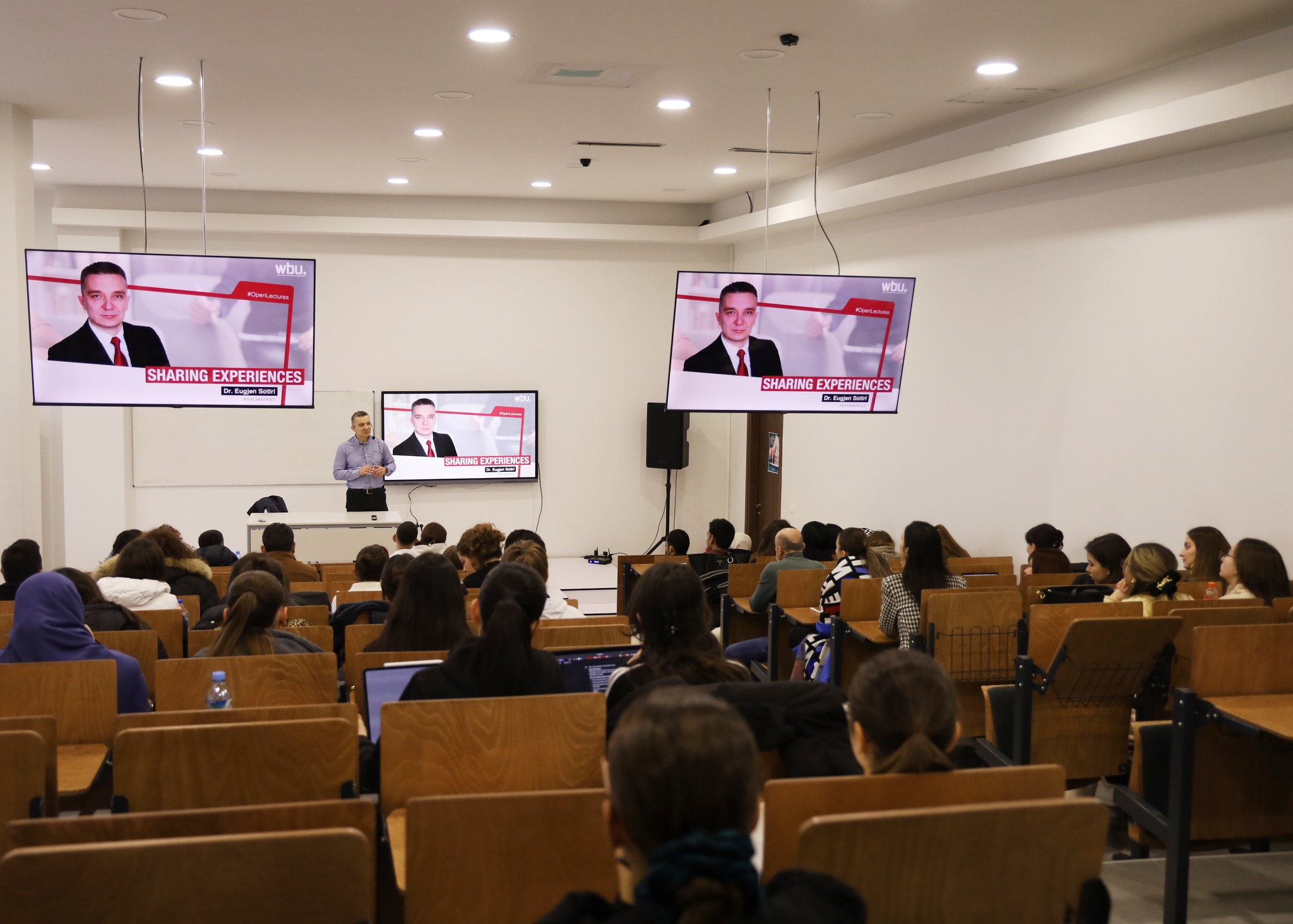 Open lecture: Dr. Eugjen Sotiri offers insights into Psychiatry - WBU Blog
